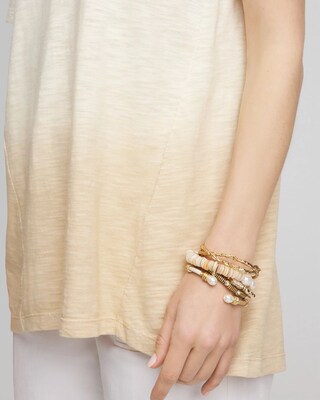 Ombré Short Sleeve Forward-Seam Tee | Chico's